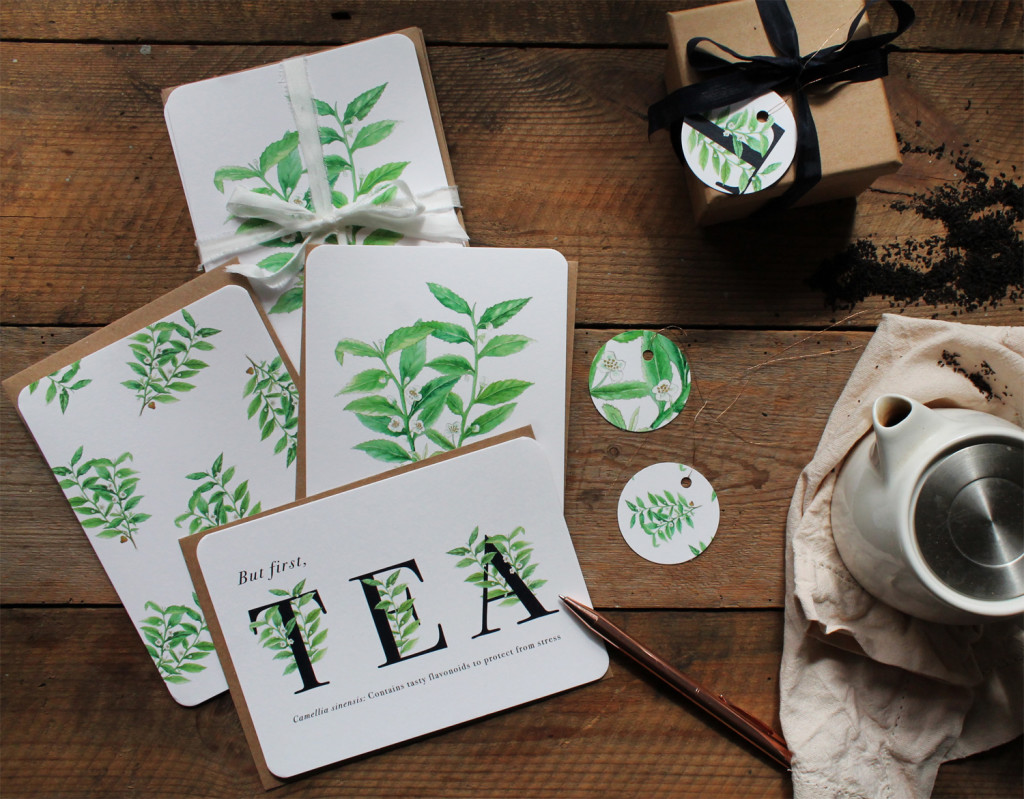 Tea Greeting Cards Celebrating the Camellia Sinensis Plant - The Cup of ...