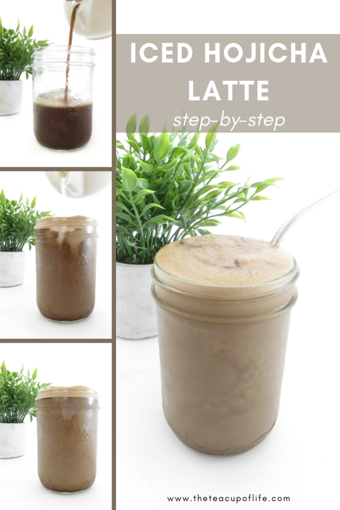 Iced Hojicha Latte - The Cup of Life