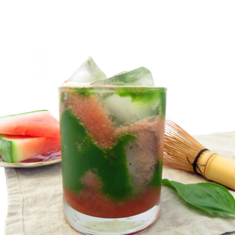 Iced Watermelon Basil Matcha - The Cup of Life