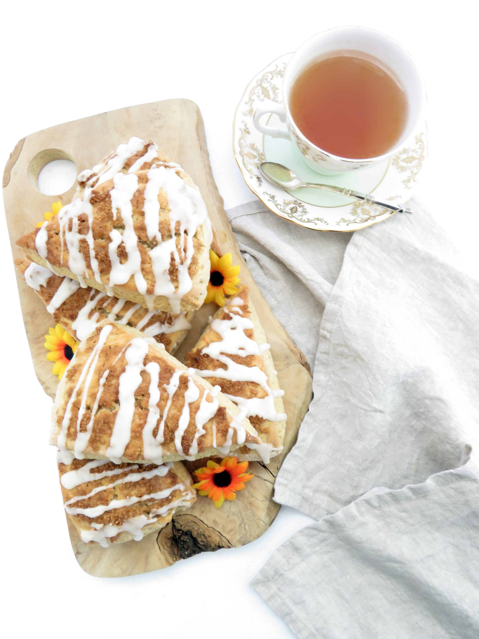 Brown Sugar Scones with Maple Glaze - The Cup of Life