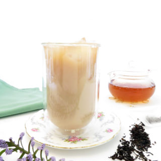 Iced English Breakfast Tea Latte - The Cup of Life