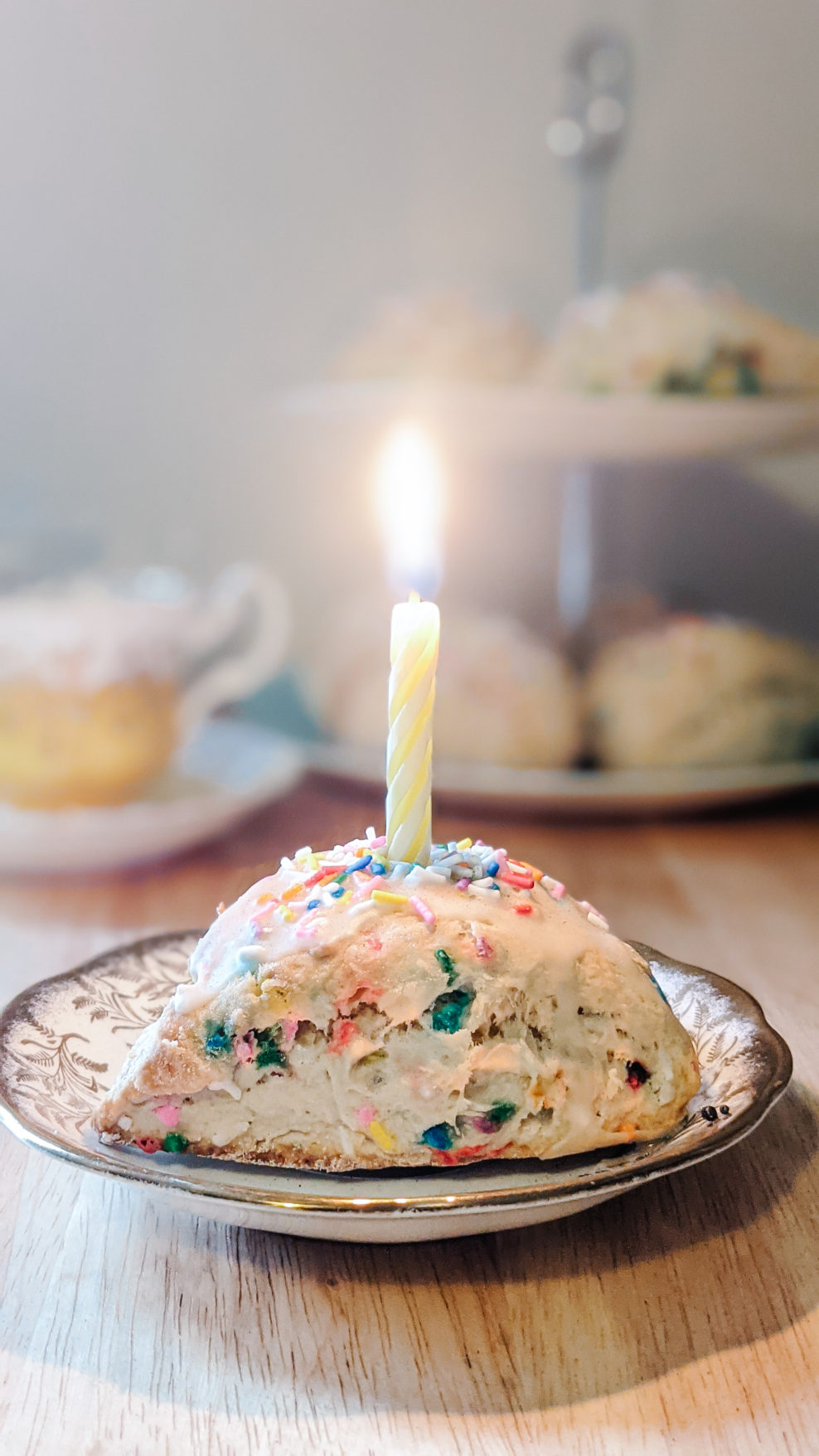 Birthday Cake Scones - The Cup of Life