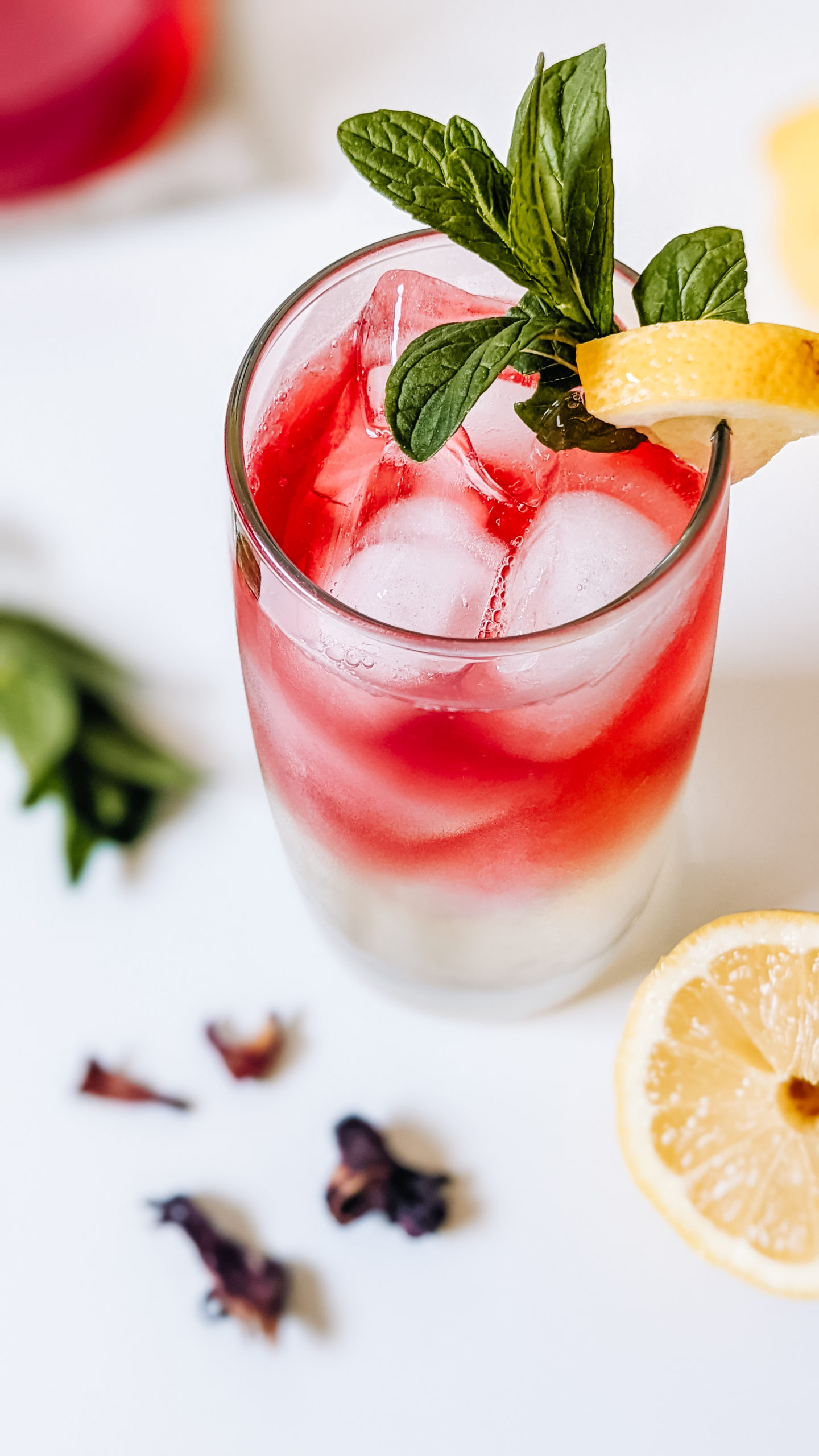 Layered Hibiscus Lemonade - The Cup of Life