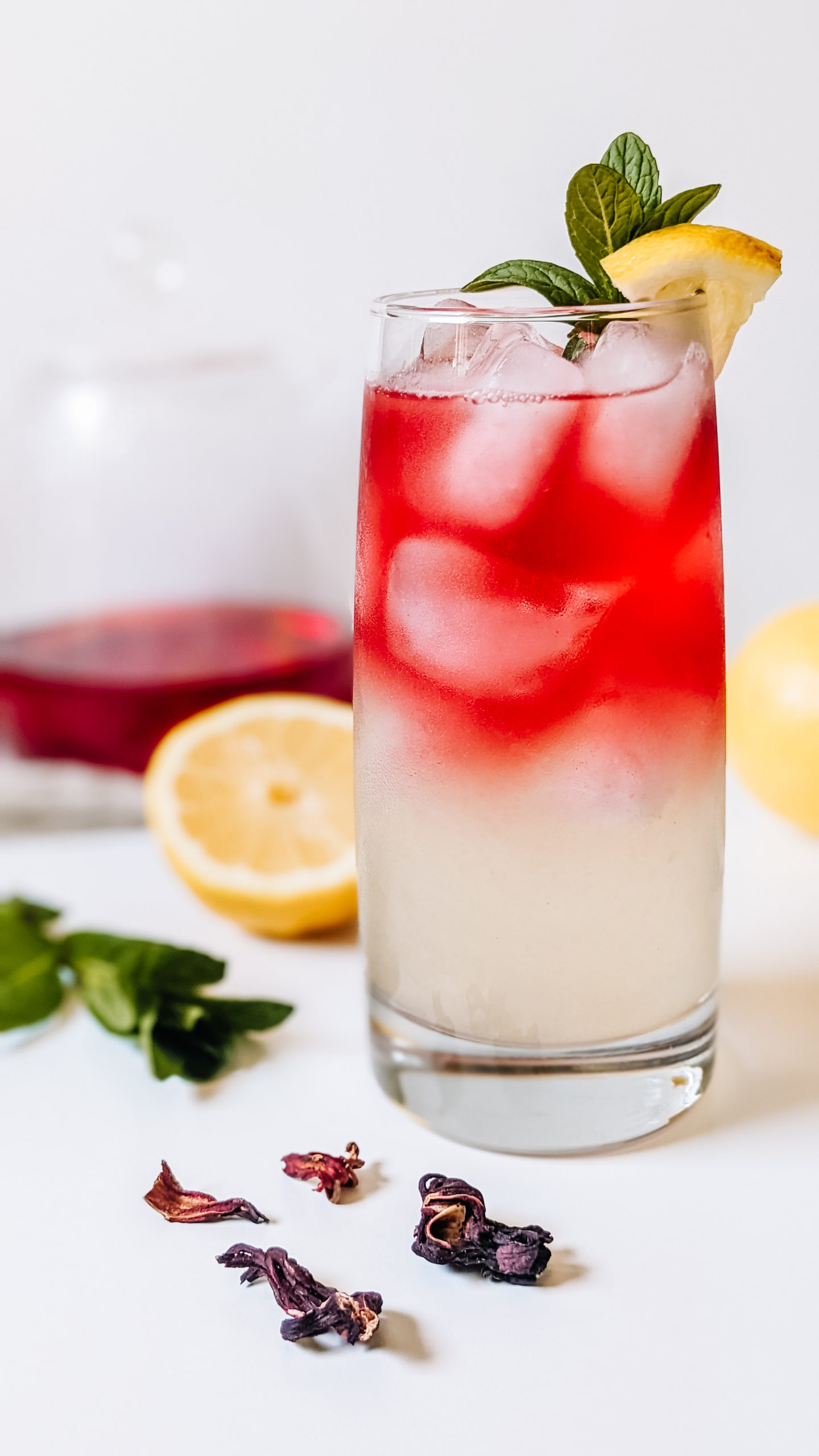 Layered Hibiscus Lemonade - The Cup of Life