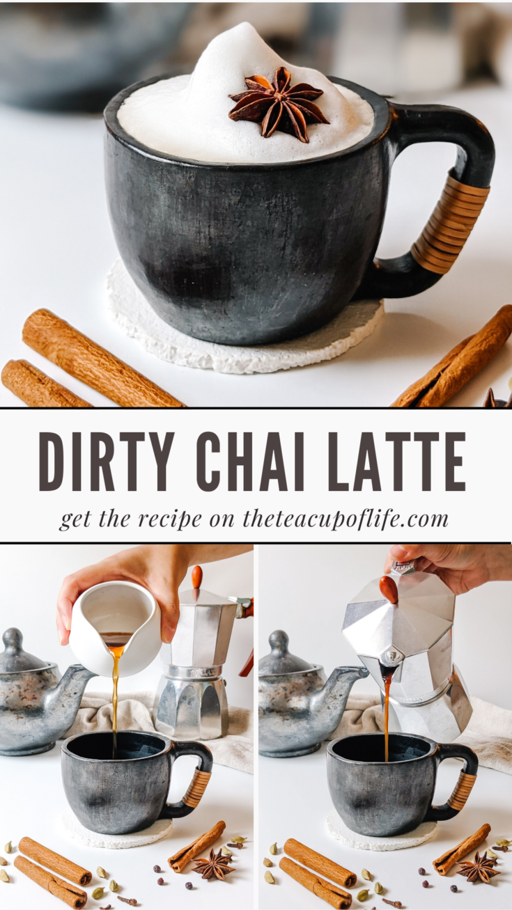 Dirty Chai Latte (Hot or Iced) - The Cup of Life