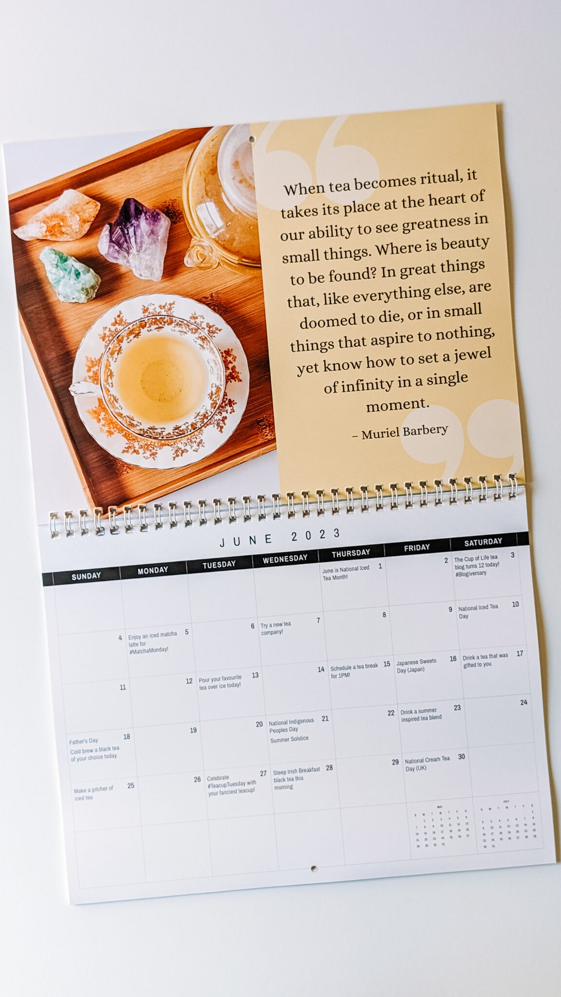 2023 Tea Lovers Calendar - Available Now! - The Cup of Life