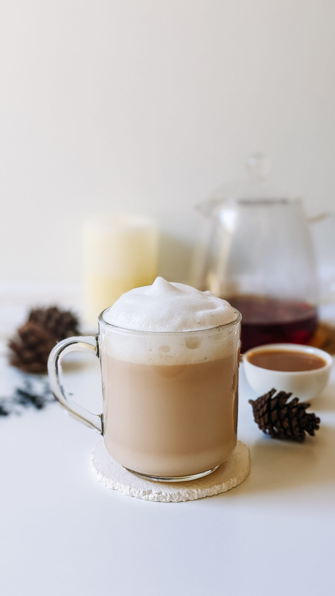 Smoked Butterscotch Tea Latte - The Cup of Life