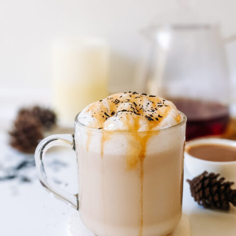 Smoked Butterscotch Tea Latte - The Cup of Life