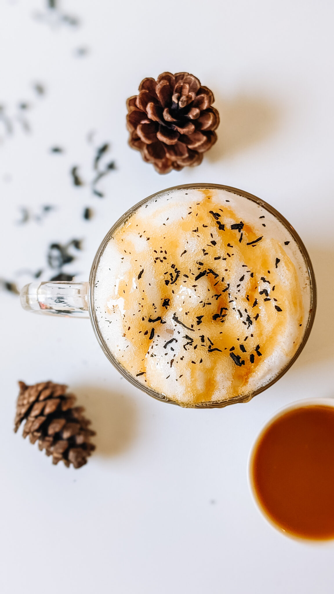 Smoked Butterscotch Tea Latte - The Cup of Life