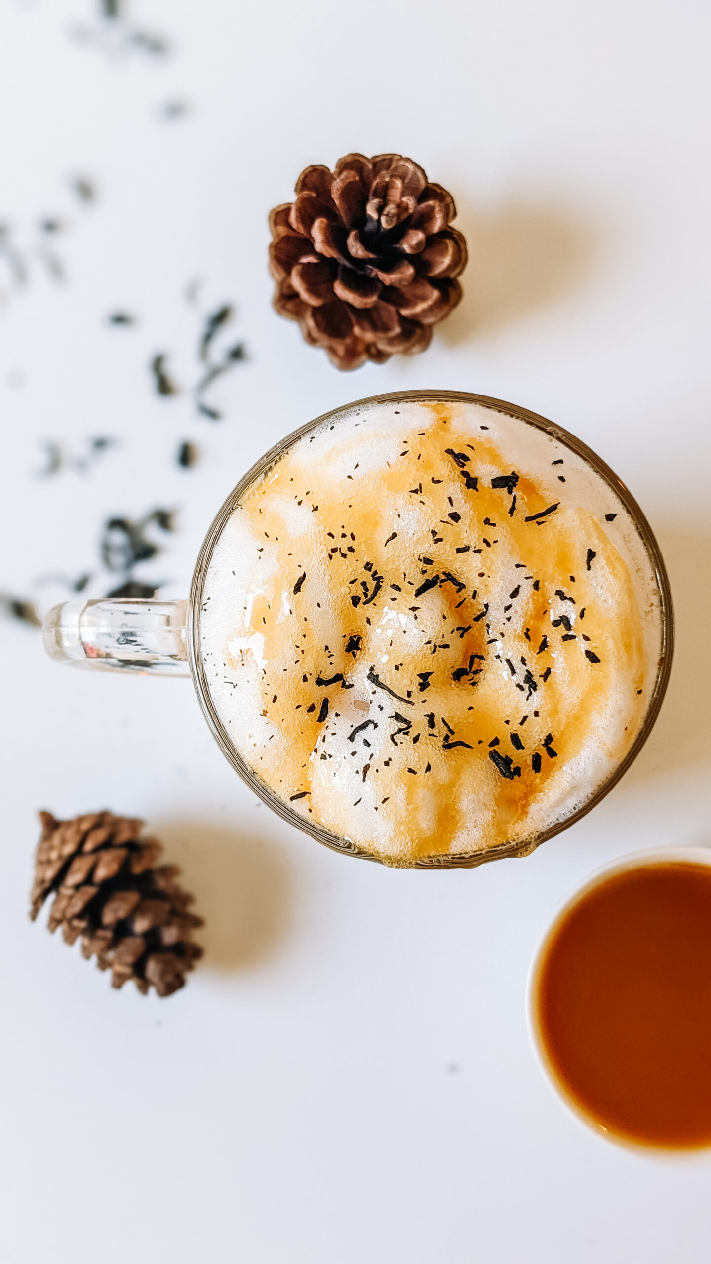 Smoked Butterscotch Tea Latte - The Cup of Life