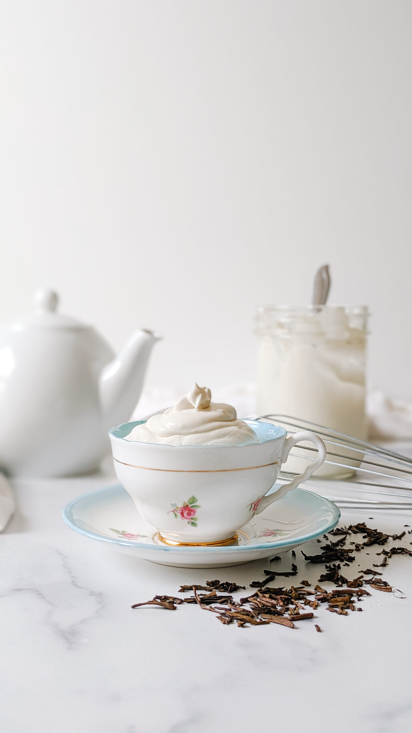 How to Make Tea Infused Whipped Cream - The Cup of Life